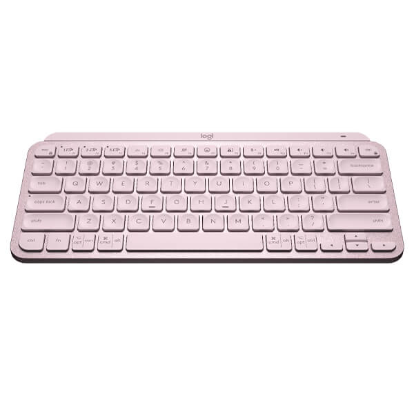 Logitech MX Keys Mini - Minimalist Wireless Illuminated Keyboard - Rose ...