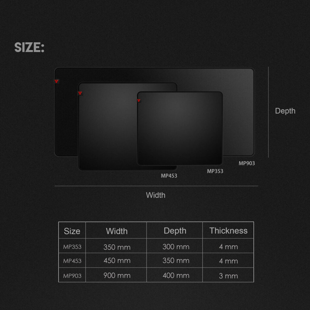 FANTECH AGILE MP453 (450 x 350 x 3mm) ANTI-SLIP BASE GAMING MOUSEPAD ...