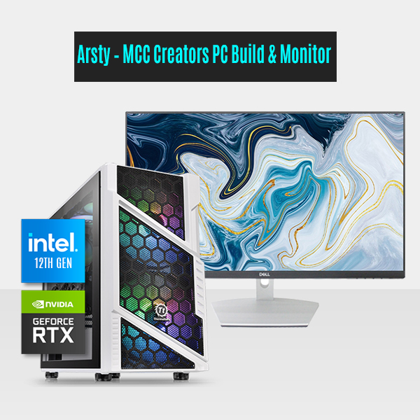 Arsty – MCC Creators PC Build & Monitor || I7-12700 - RTX™ 3060 OC ...