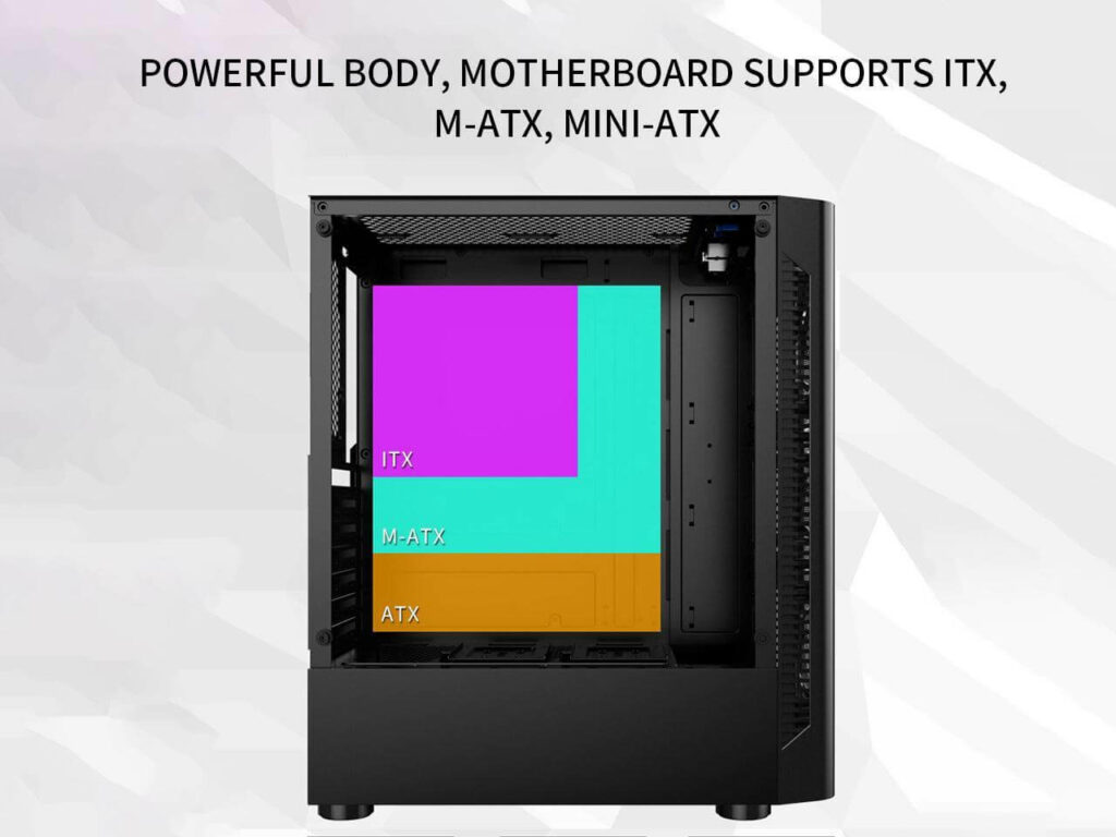 GAMEKM ICE AUGER MID-TOWER GAMING CASE | Midas Computer Center ...