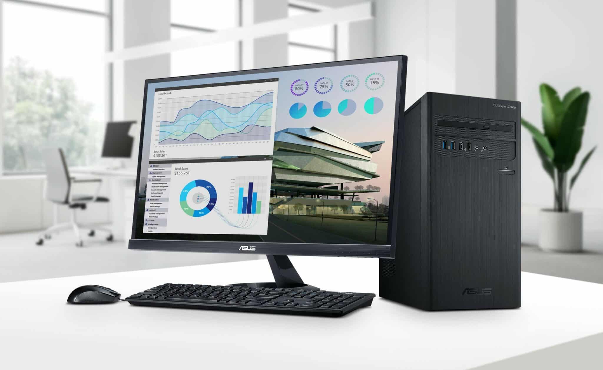 ASUS ExpertCenter D3 Tower Desktop PC - 10th Gen Intel® Core™ i3-10100 ...