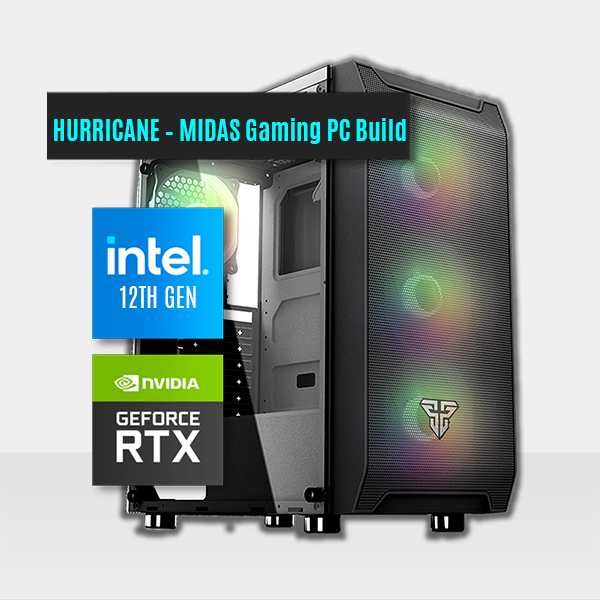 HURRICANE – MIDAS Gaming PC Build || I7-12700 12-Core - RTX 3060 12GB ...