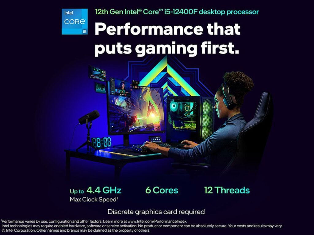 Intel Core i5-12400F 6-Core Processor | Midas Computer Center ...