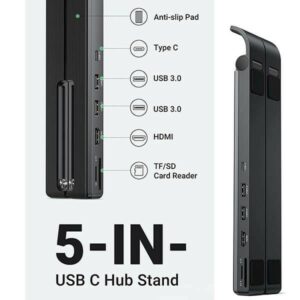UGREEN USB-C to 2 USB3.0+HDMI+SD+TF Card Reader Docking Station ...