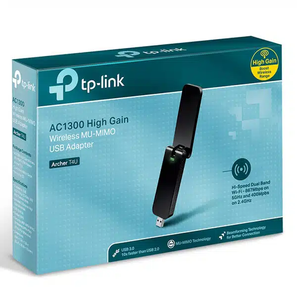 TP-LINK ARCHER T4U AC1300 DUAL-BAND WIRELESS USB ADAPTER | Midas Computer Center | Computer ...