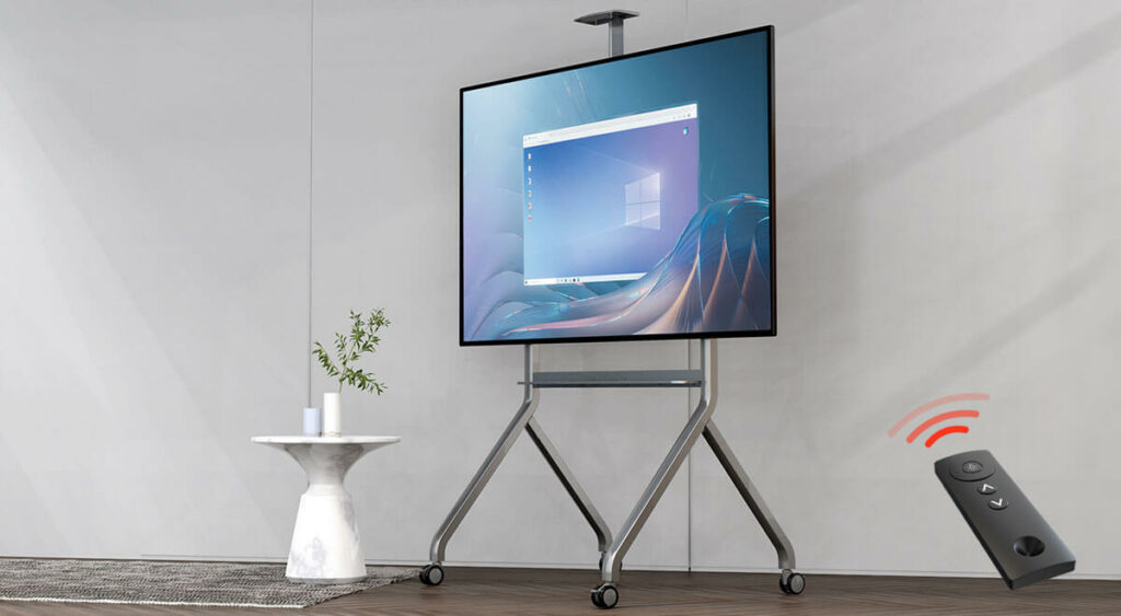 NORTH BAYOU P220 MOTORIZED 60-100-inch TV STAND - WITH REMOTE CONTROL ...